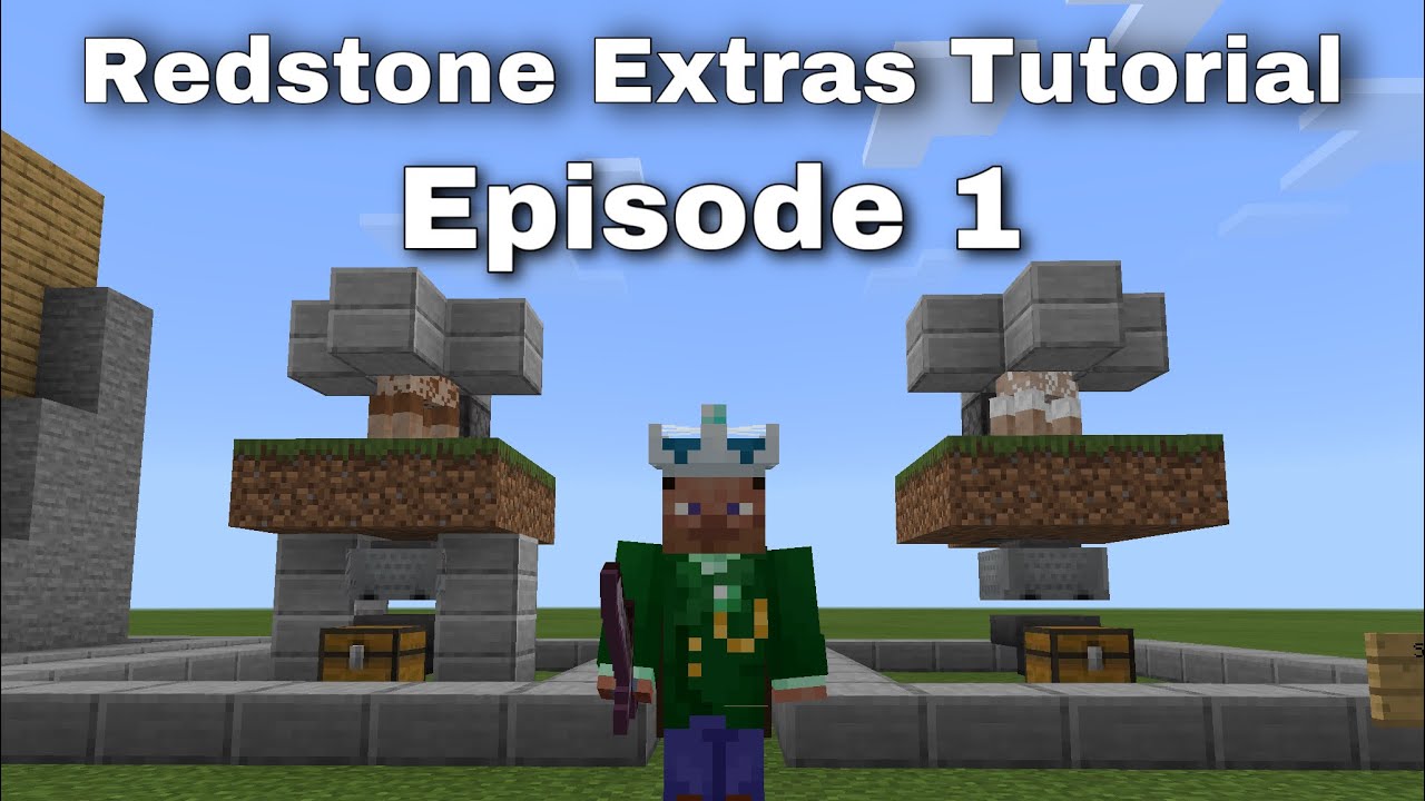 Minecraft Pocket Edition | Ep.1 of Redstone Extras Tutorial | Automatic ...