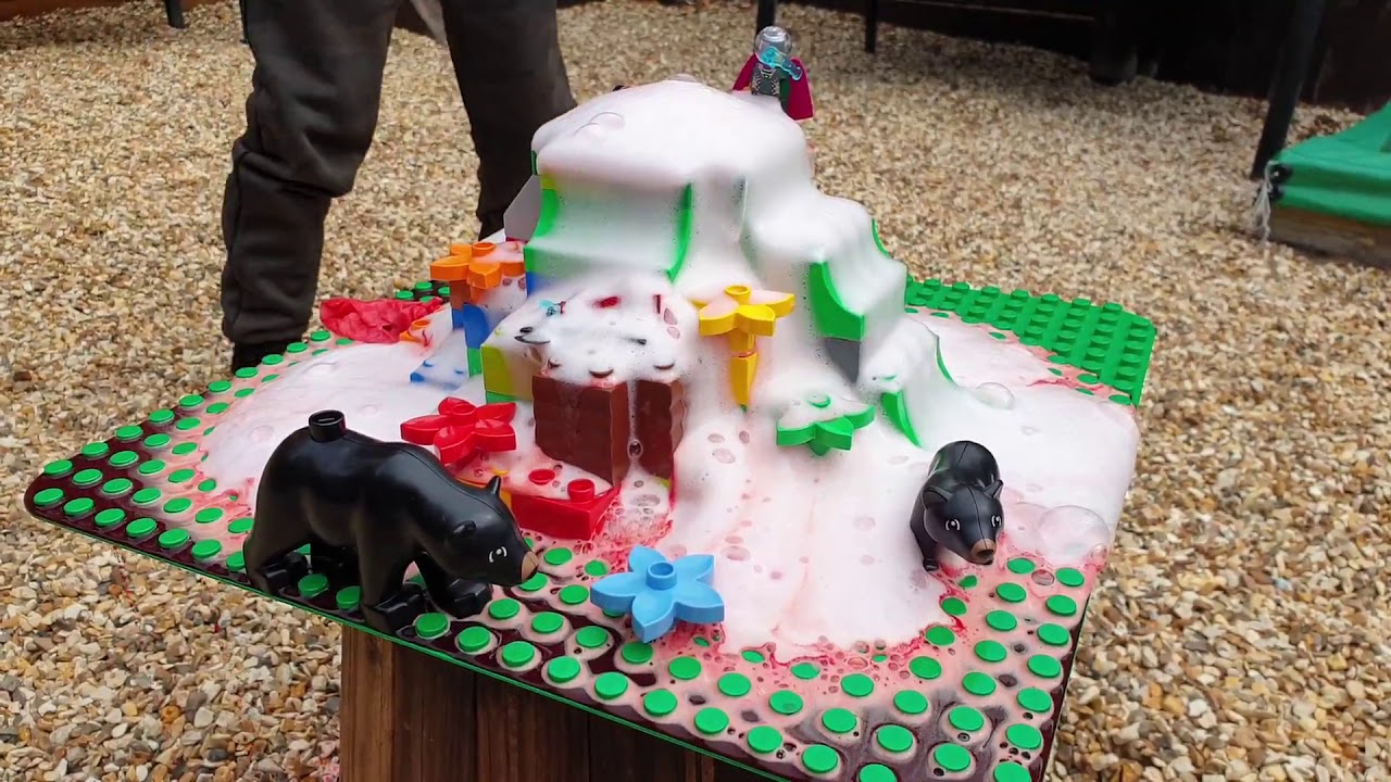 LEGO Erupting Volcano - YouTube