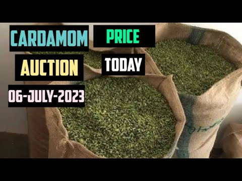 Cardamom Elaichi Auction Live Price Today 06 July 2023 - YouTube