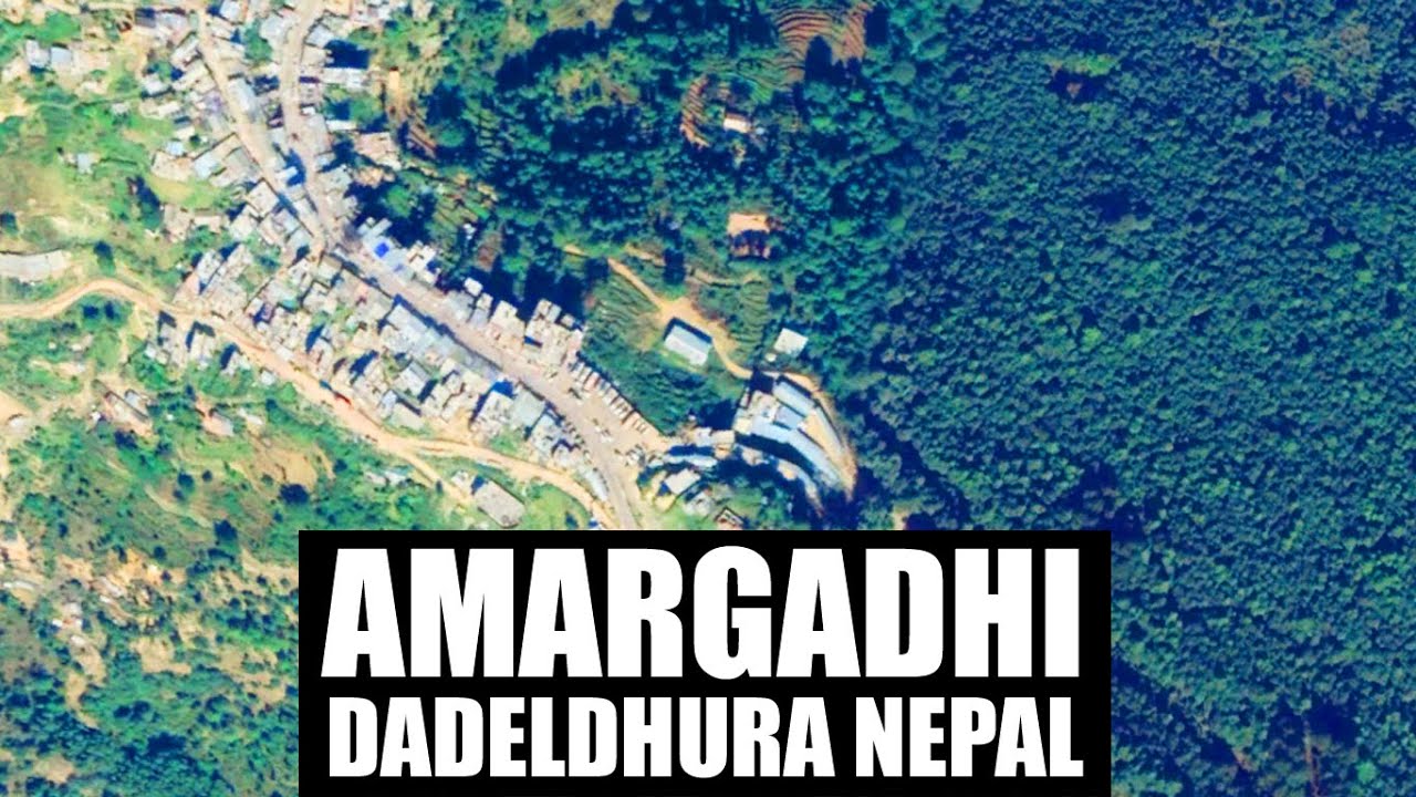 Amargadhi Dadeldhura अमरगढी डडेल्धुरा aerial view *virtual. - YouTube