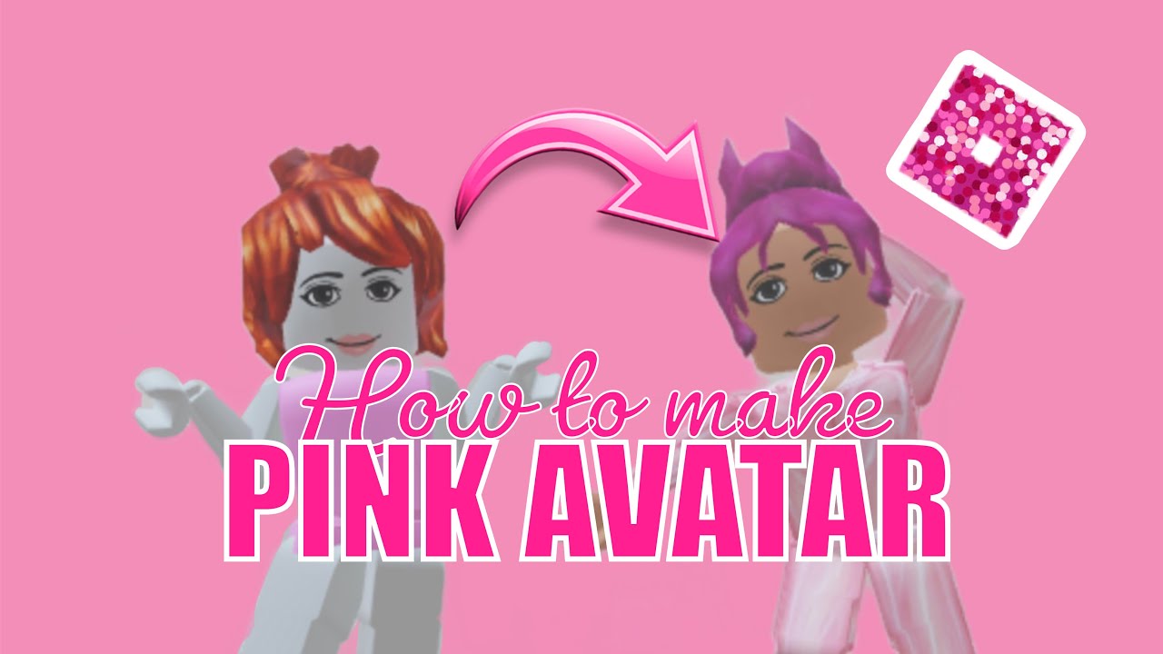 HOW TO MAKE A PINK ROBLOX AVATAR! No robux!! ||abeegabrielleee♡ - YouTube