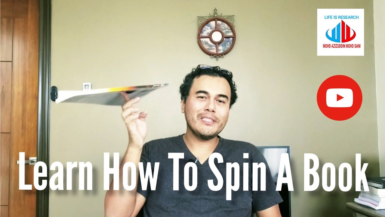 Learn How To Spin A Book / Belajar Memutar Buku - YouTube
