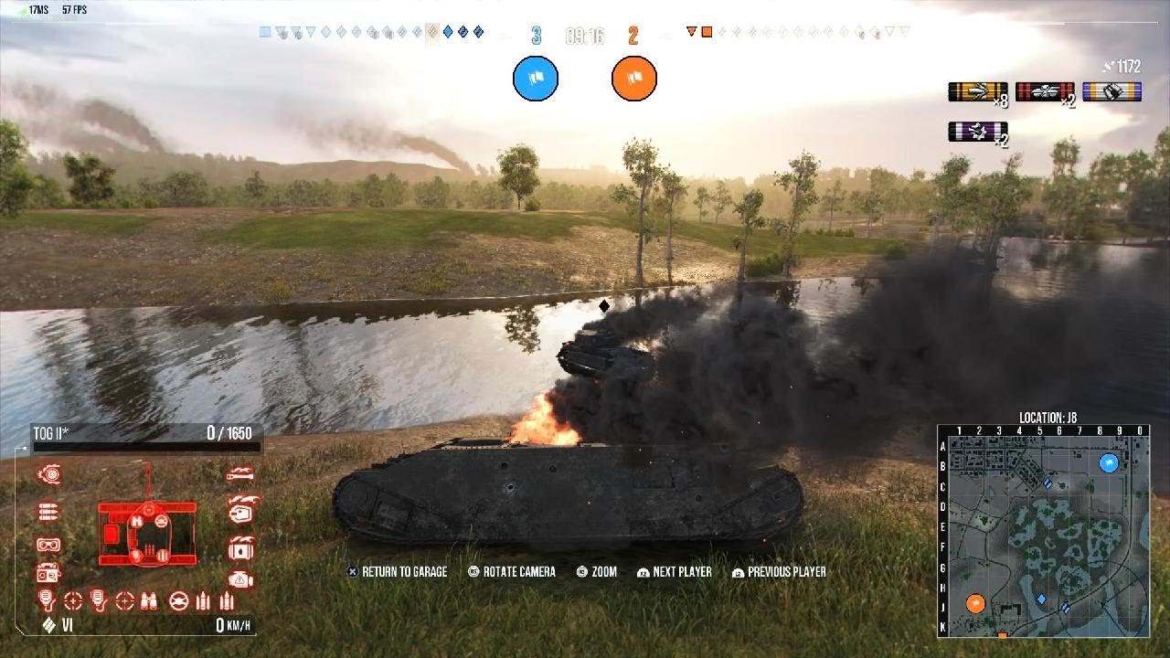 World of Tanks_cosole a good map on my tog - YouTube