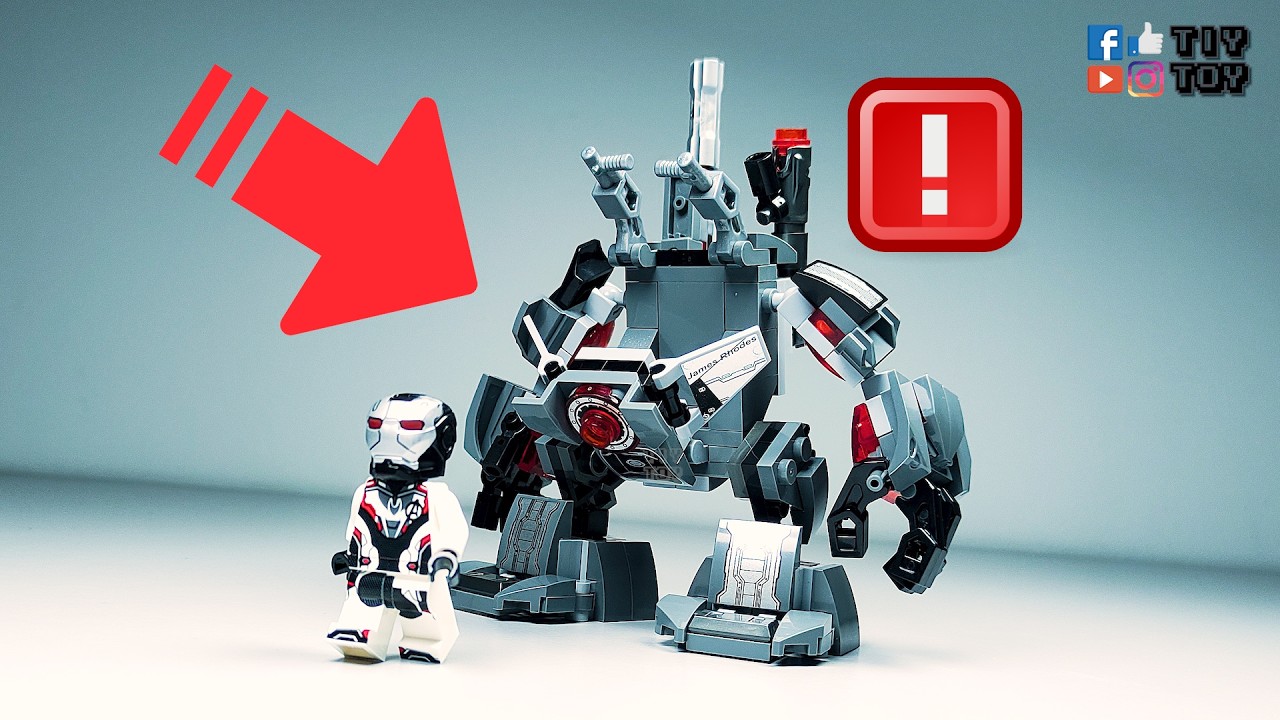 ⛔ [FULL] How to Build War Machine Mecha? 【KNOCKOFF】LEGO Marvel Avenger ...
