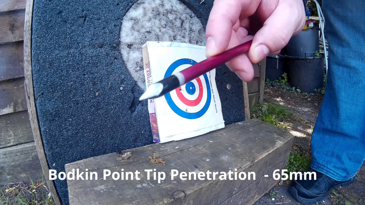 How to Make Bodkin Crossbow Bolt Tips - YouTube