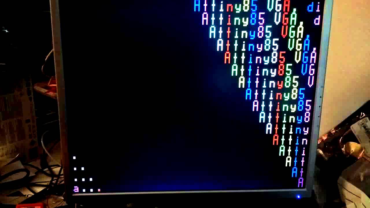 OctaPentaVeega 32x16 scrolling colors - YouTube