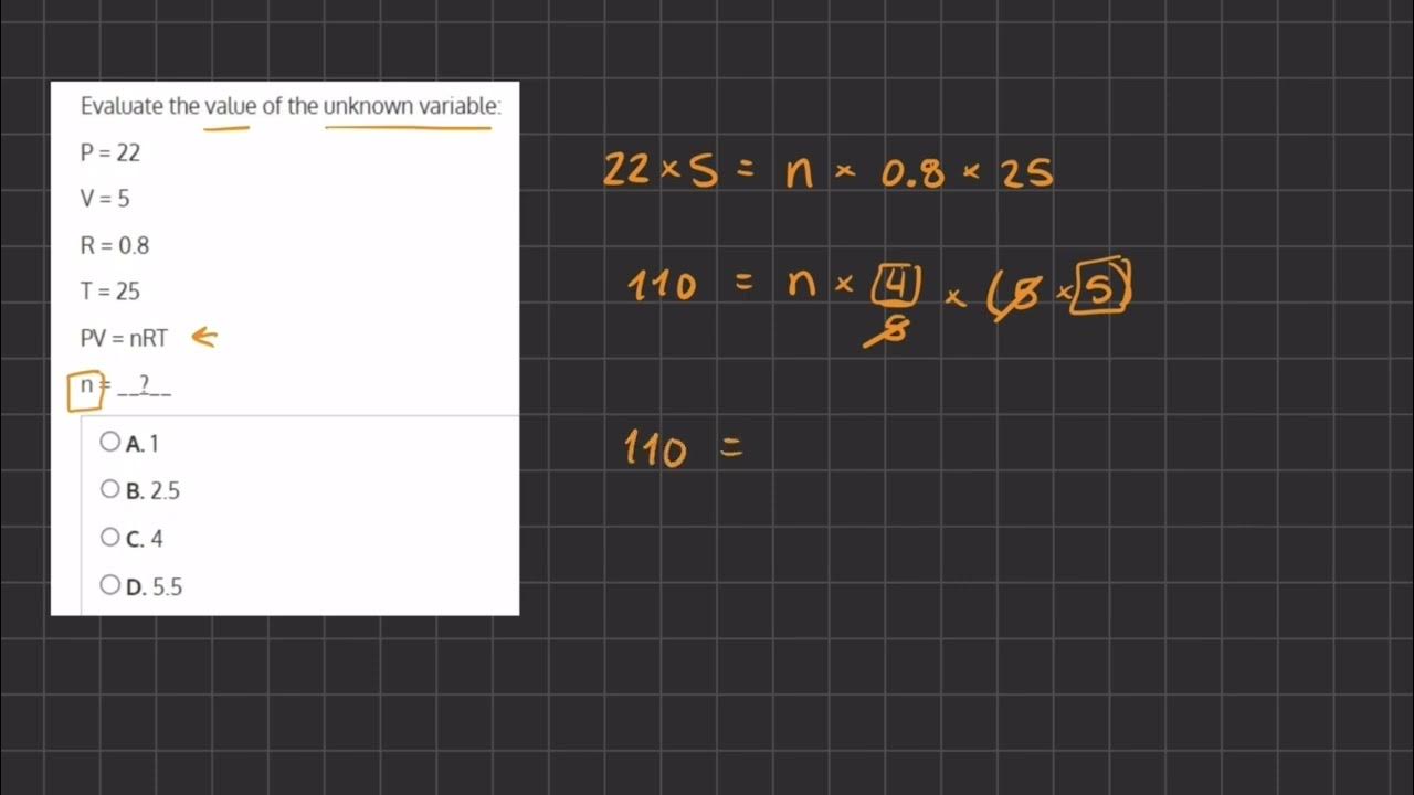 Evaluate Variables Video Solution 6 V2 - YouTube