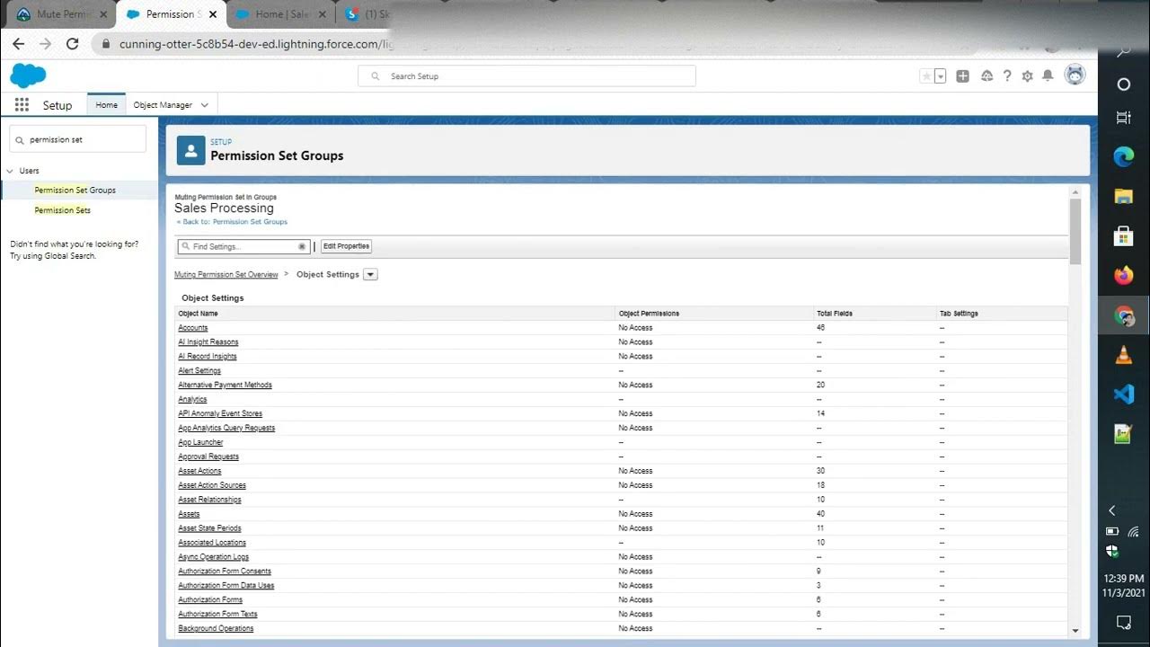 Mute Permissions in Permission Set Groups- Trailhead Challenge - YouTube