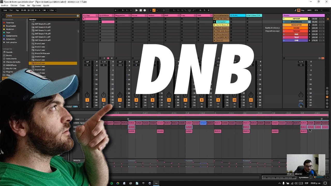 Como crear BEATS de DNB/JUNGLE usando ABLETON LIVE - YouTube