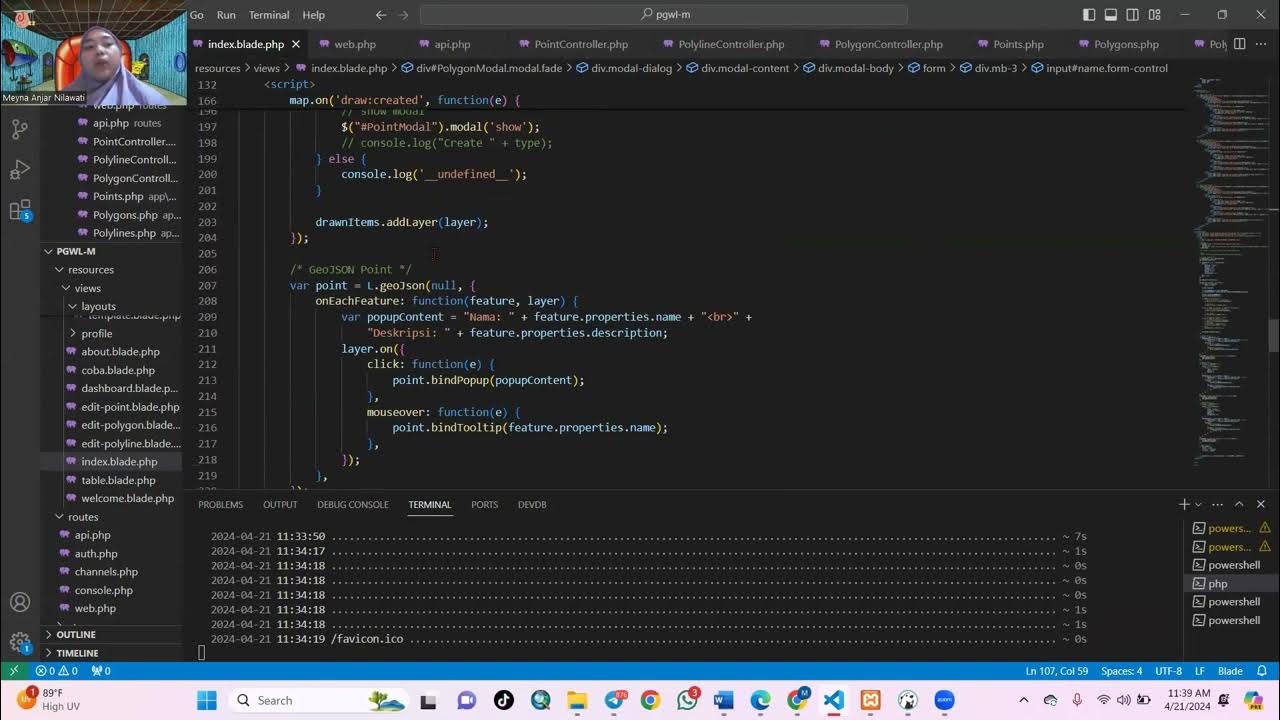 Acara 6 API GeoJSON services - YouTube