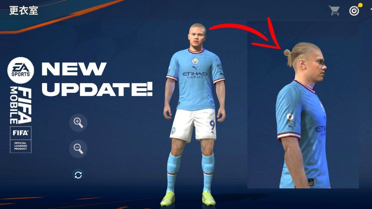 FIFA Mobile 23 - Manchester City | Player Face & Manager Gameplay ...