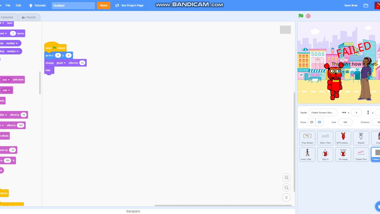 How to make a henry stickmin like game on scratch part 3 - YouTube