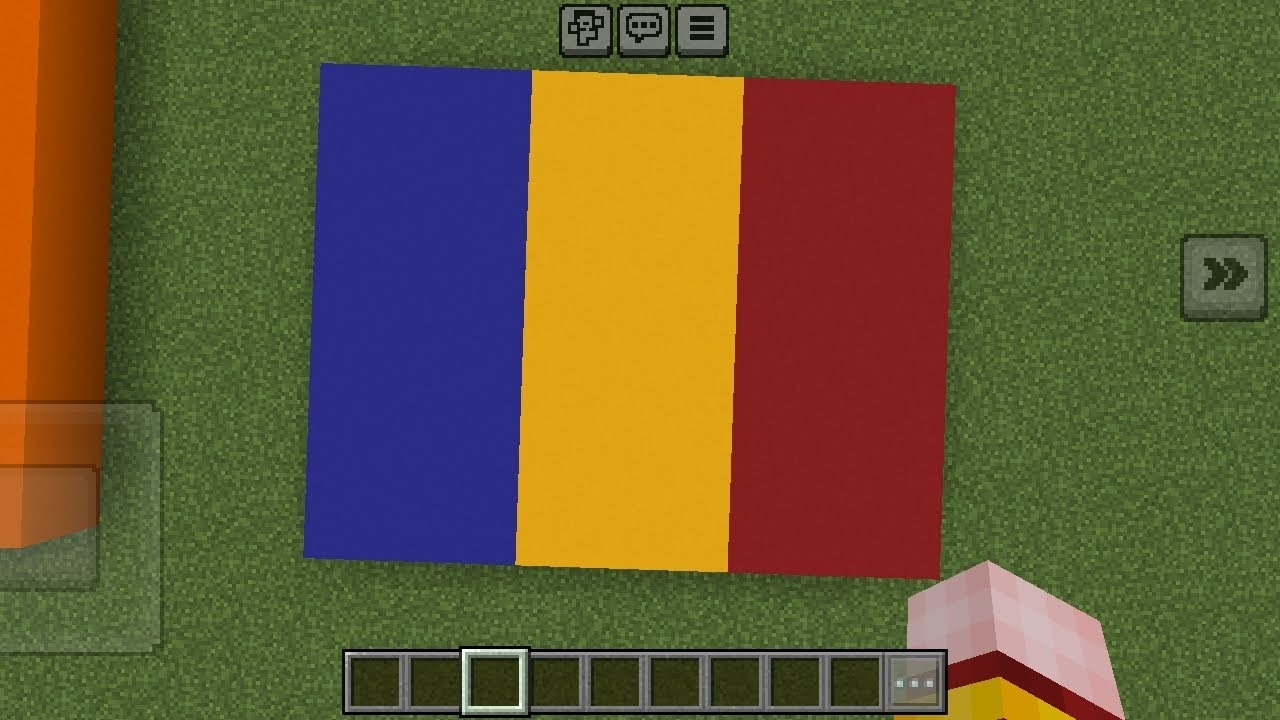 Making Chad flag 🇹🇩 in Minecraft - YouTube