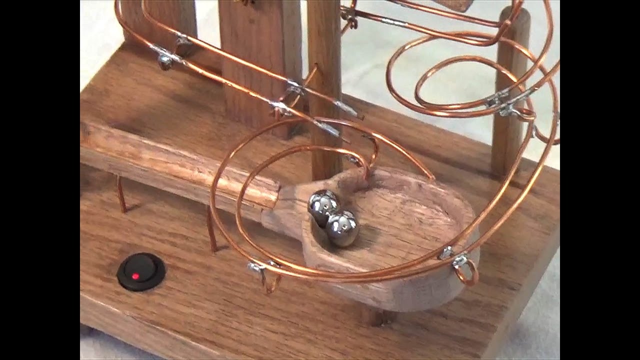 Marble Machine 001 by Josh - "Floating coil lifter" - YouTube