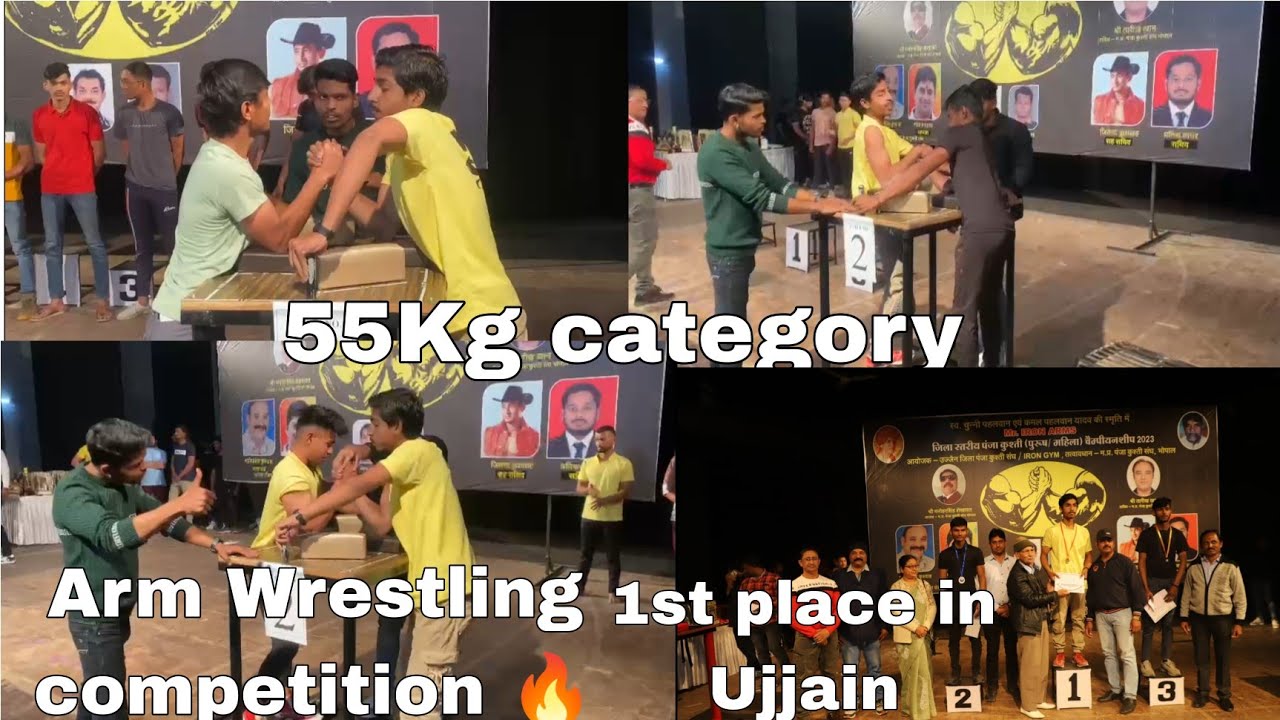 MY first Arm Wrestling Competition First Place in 55 Kg Category || Arm ...