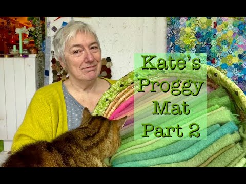 Kate's Proggy Mat continues with PART TWO - YouTube