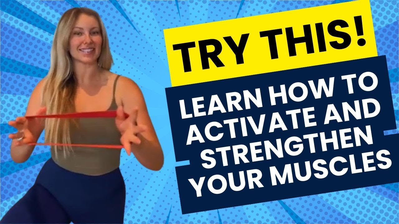 It’s time to learn HOW to activate and strengthen your specific muscles ...
