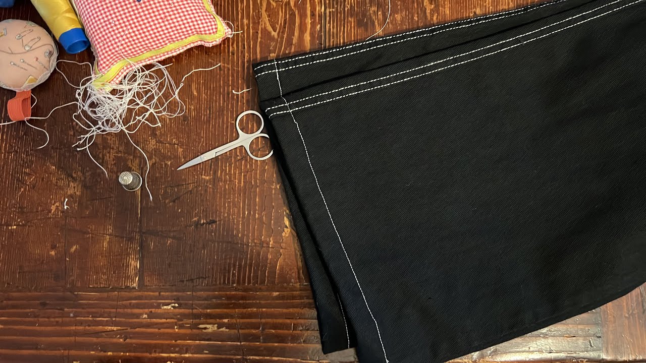 Tutorial imbastire_ come imbastire un orlo o altro - YouTube