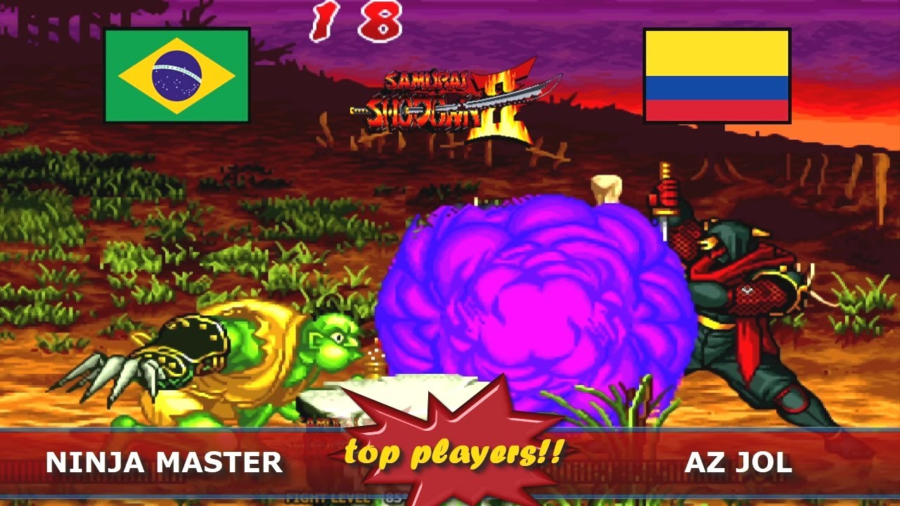 [TOPs SAMSHO II FT5] Ninja Master (Bra) vs Az Jol (Col) #samsho - YouTube