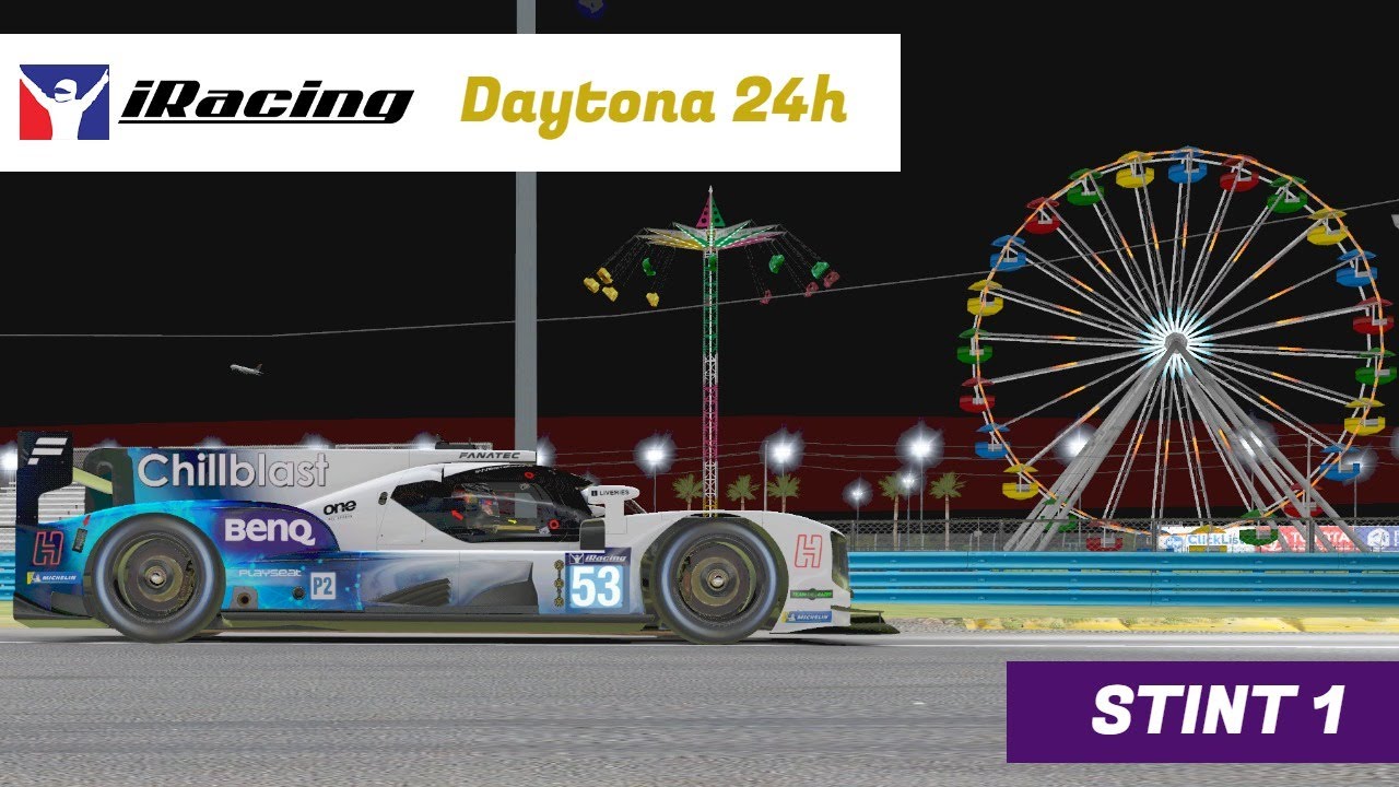 iRACING DAYTONA 24H TOP SPLIT - LIVE ONBOARD [STINT 1] - YouTube