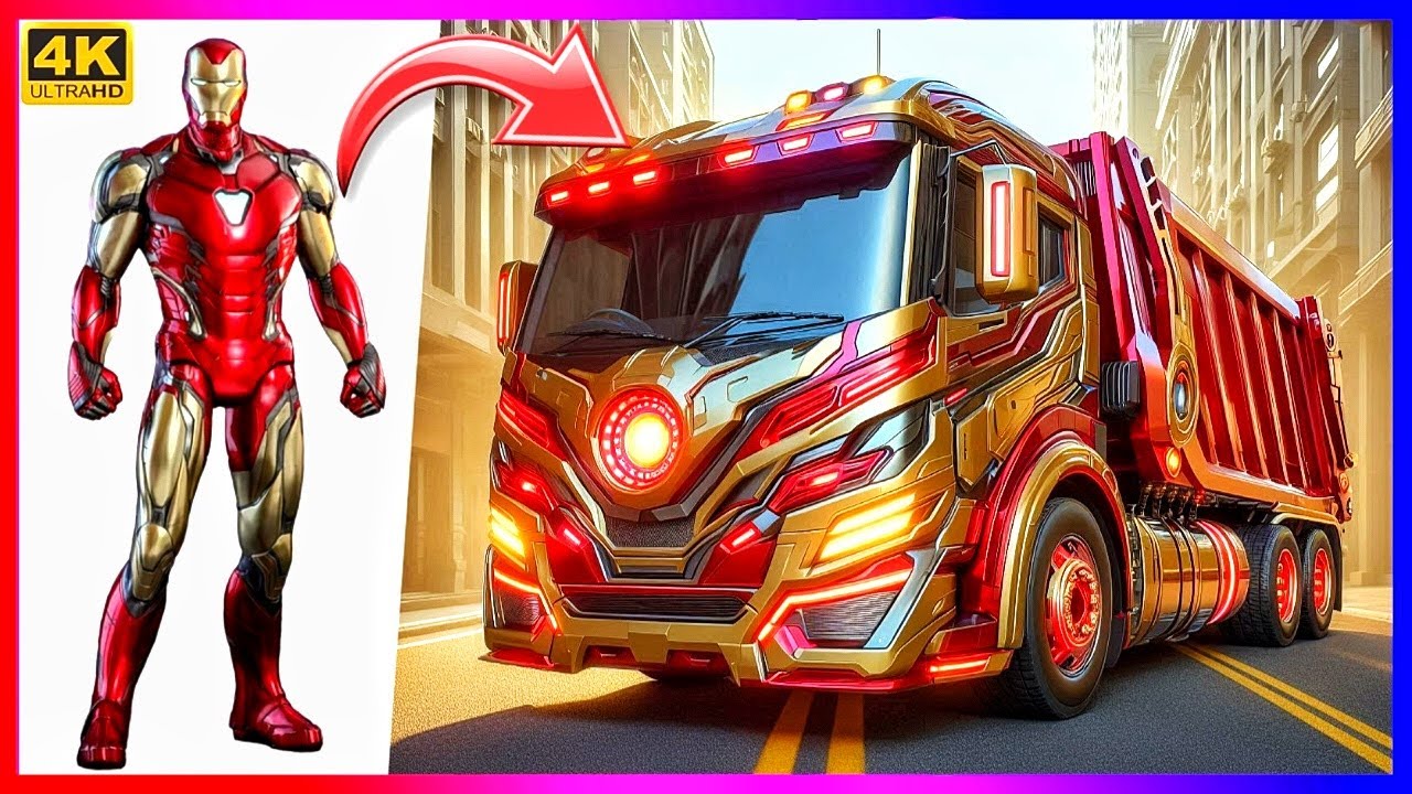 AVENGERS BUT GARBAGE TRUCK VENGERS All - Characters 🔥 Marvel - DC♥️2025 ...