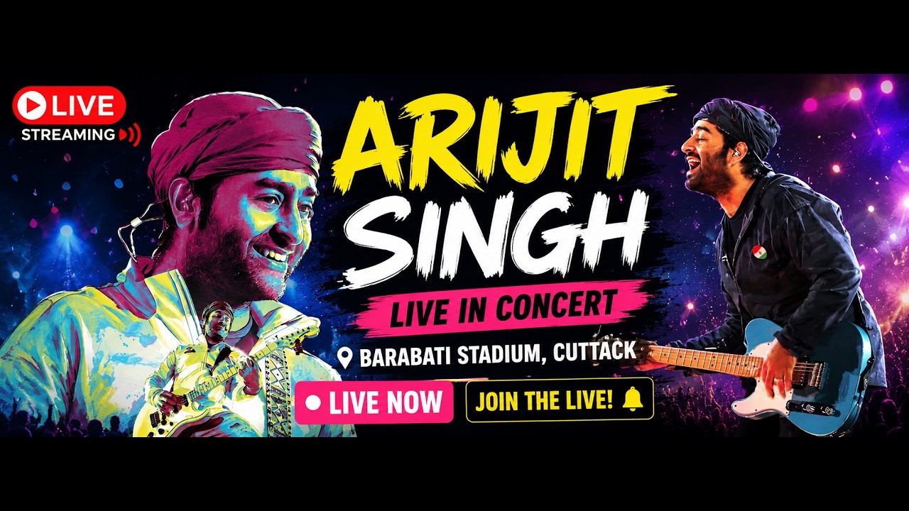 Arijit Singh Concert at Cuttack Barabati Stadium || Full Video || Part ...