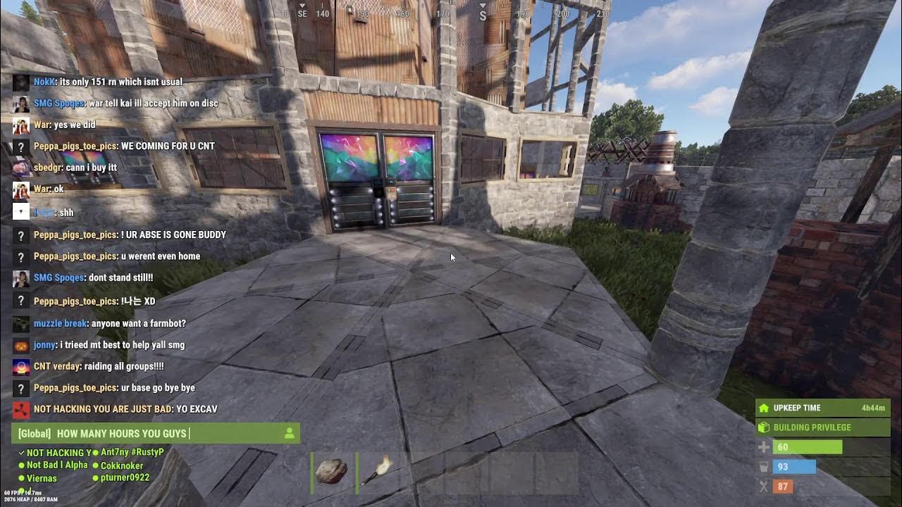 1000 POP | Rustoria Us Main Wipe DAY!!!!! | ROAMS AND RAIDS - YouTube