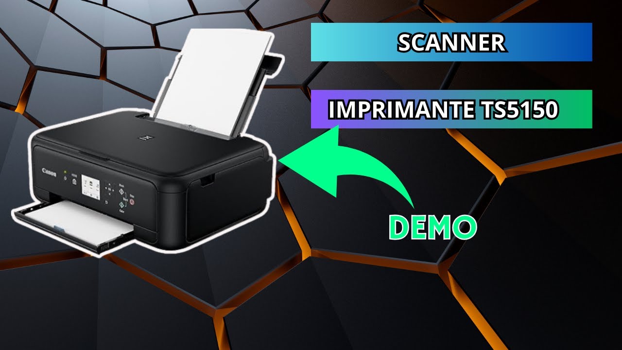 Comment Scanner avec l'imprimante TS5150- Démo - YouTube