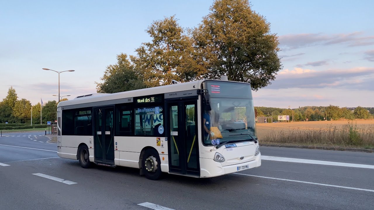 [KEOLIS CIF] Passage d’un Heuliez GX 137 nº147589 en retour dépôt - YouTube