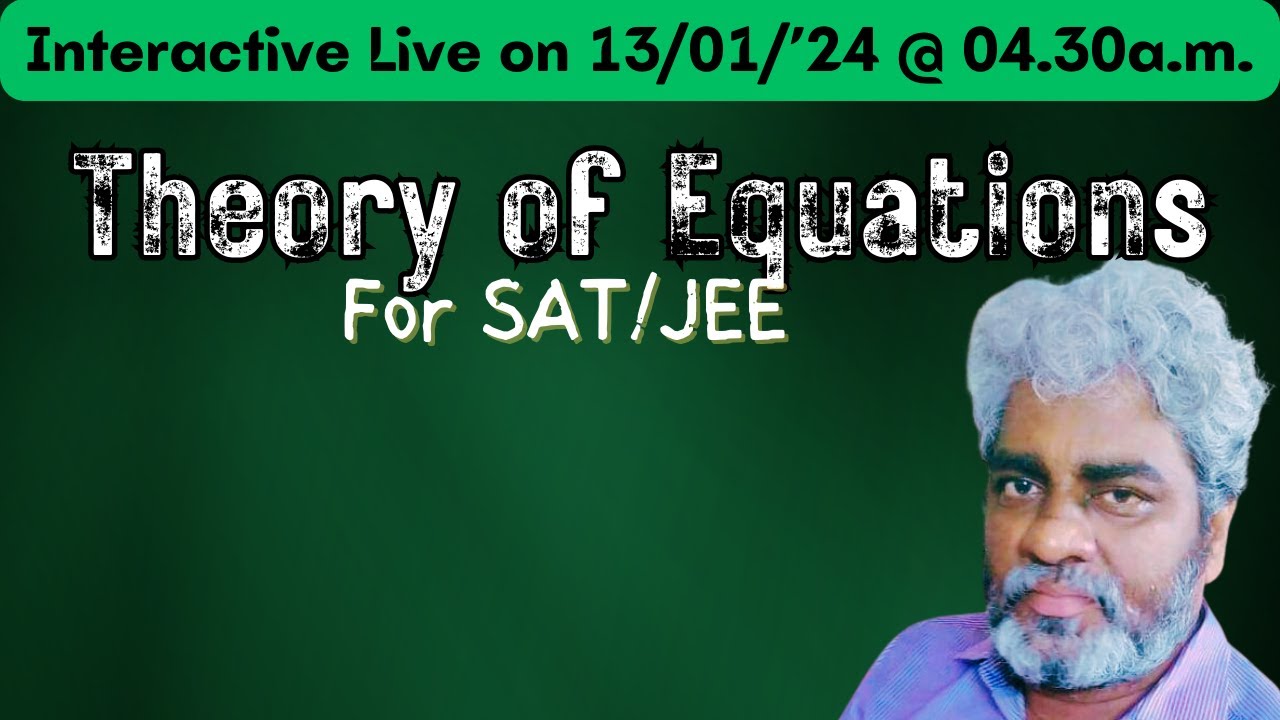Theory of equations for SAT/JEE #mathstricks #jeemains #eamcet #algebra ...