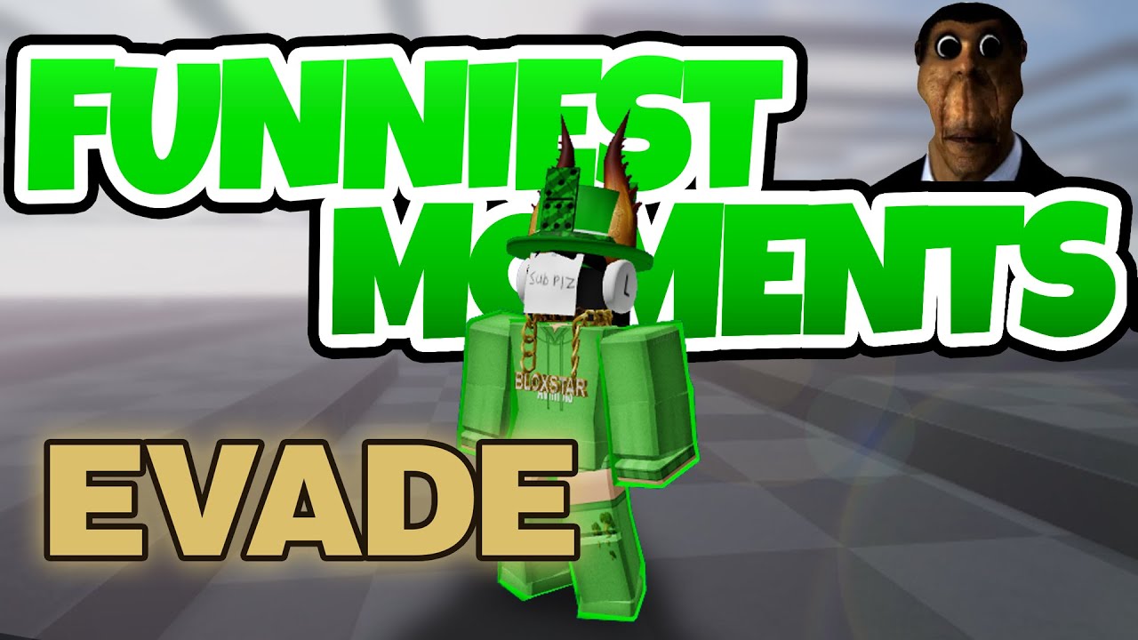 ROBLOX Evade funny moments(MEMES) - YouTube