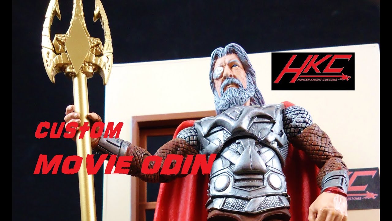 Custom MOVIE STYLE ODIN Marvel Legends action figure review by Hunter ...