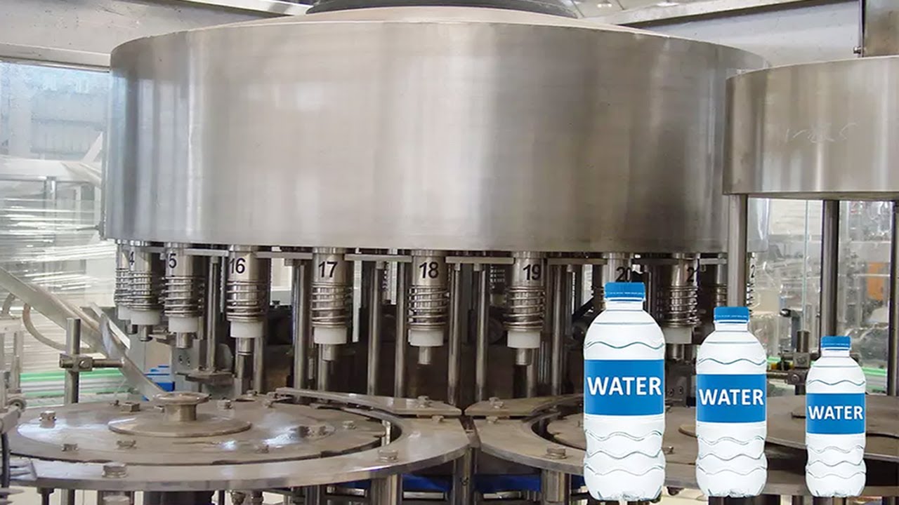50-50-12 drinking water production line fully automatic bottles maker ...