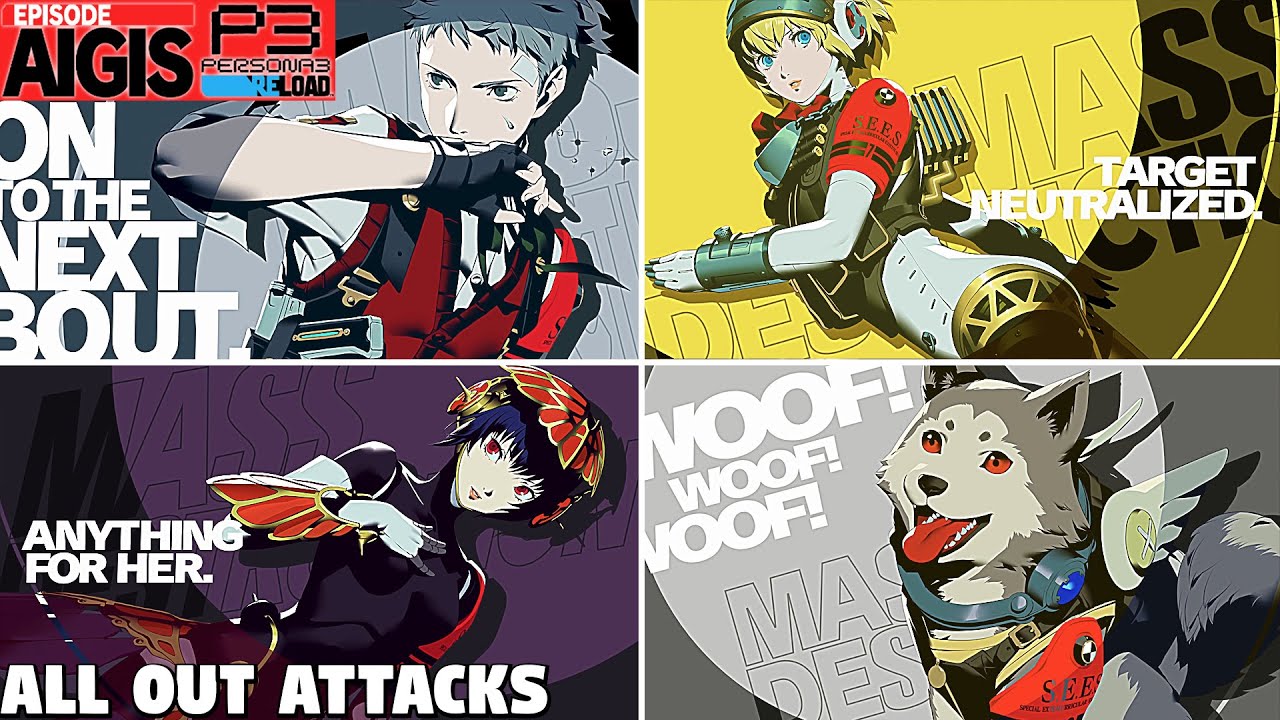 ALL All Out Attack - Persona 3 Reload The Answer Episode Aigis - YouTube