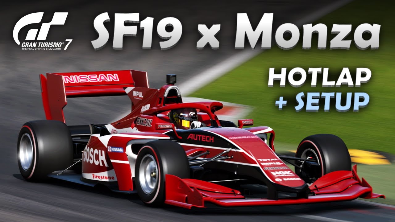 HOTLAP: Super Formula SF19 x MONZA (+ SETUP) - Gran Turismo 7 - YouTube