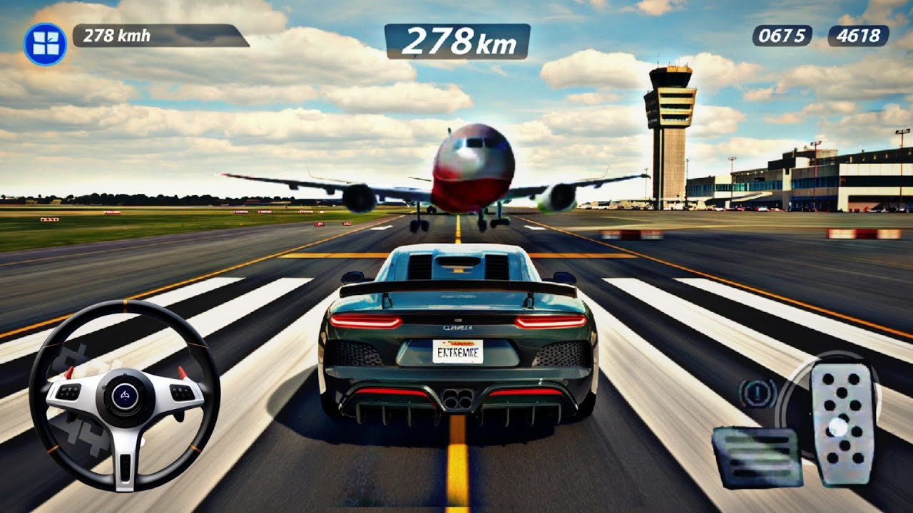 High-speed Drifts and Stunts in Extreme Car Driving Simulator || - YouTube