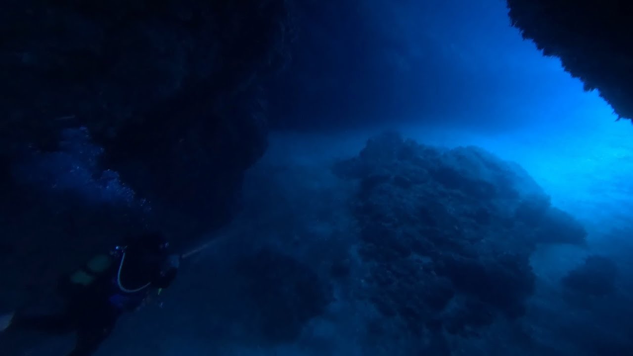Diving in Kas caves, Turkey - YouTube