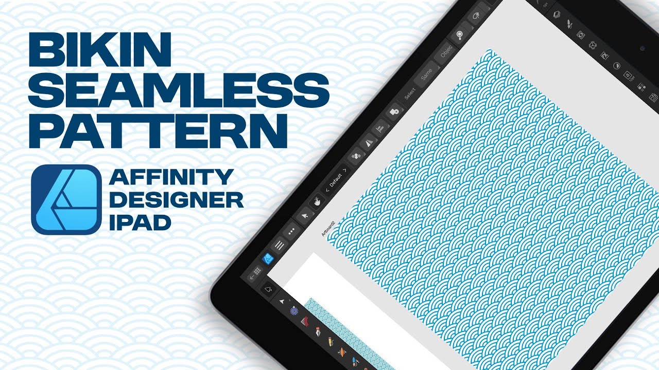 2 Cara Bikin Seamless Pattern di Affinity Designer iPad! Tutorial Pemula ala Dwiisme! - YouTube