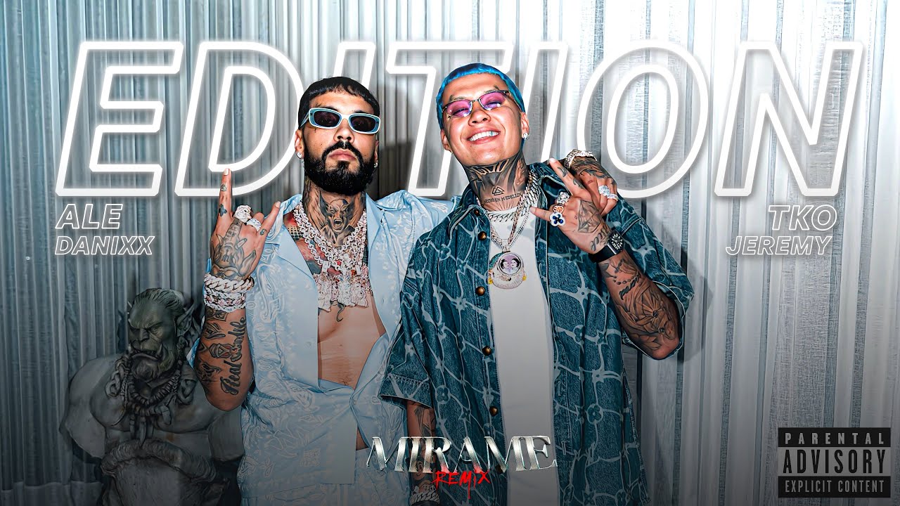 BLESSD ANUEL AA | MIRAME REMIX (VIDEO LYRICS) - YouTube