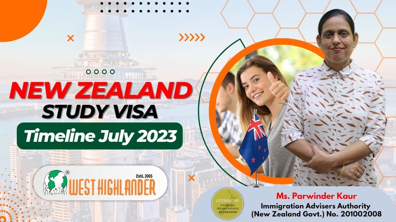 New Zealand Study Visa Timeline July 2023 - YouTube