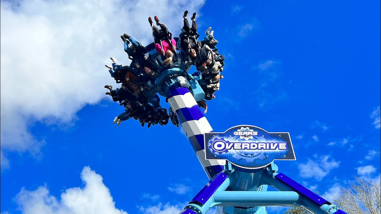 Overdrive ride , theme park Milton Keynes , gulivers park - YouTube