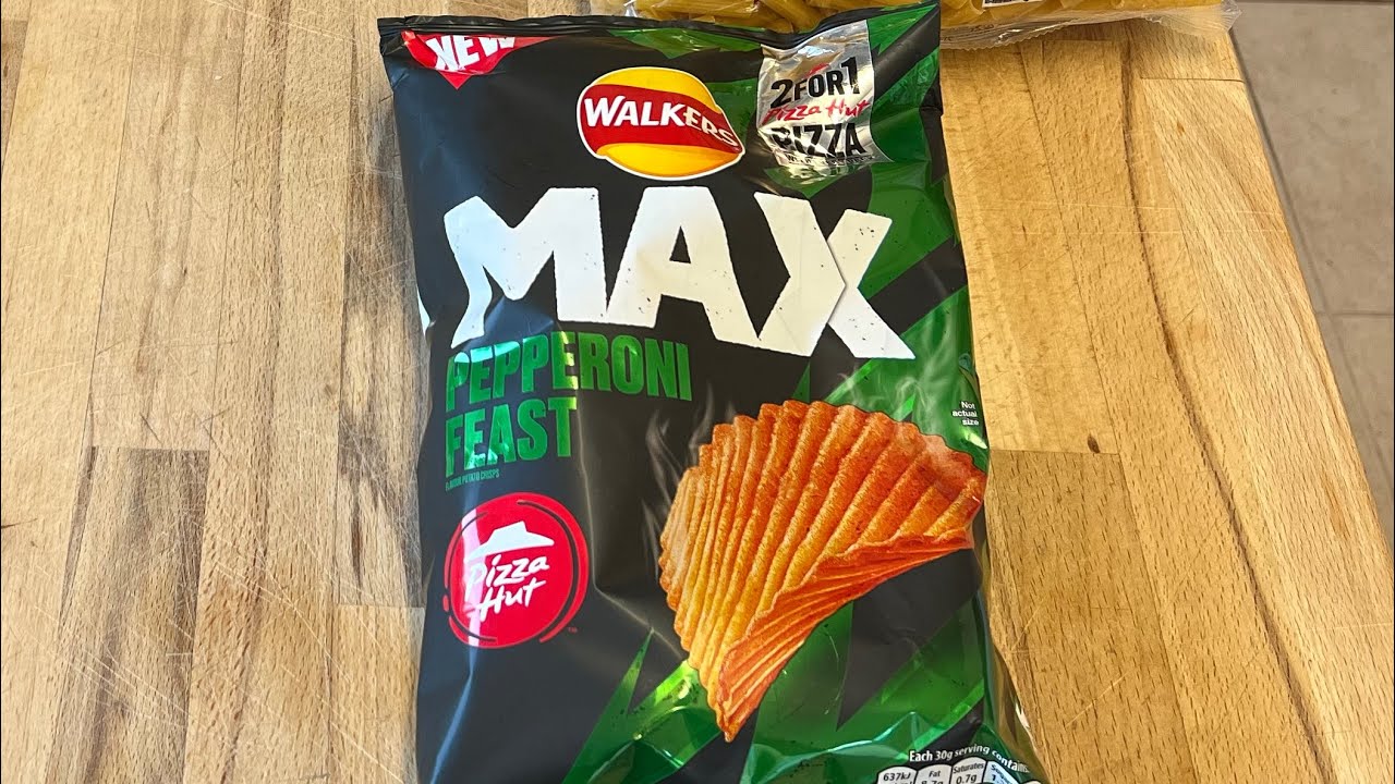 Walkers Max Pepperoni Feast Crisps (full video) - YouTube
