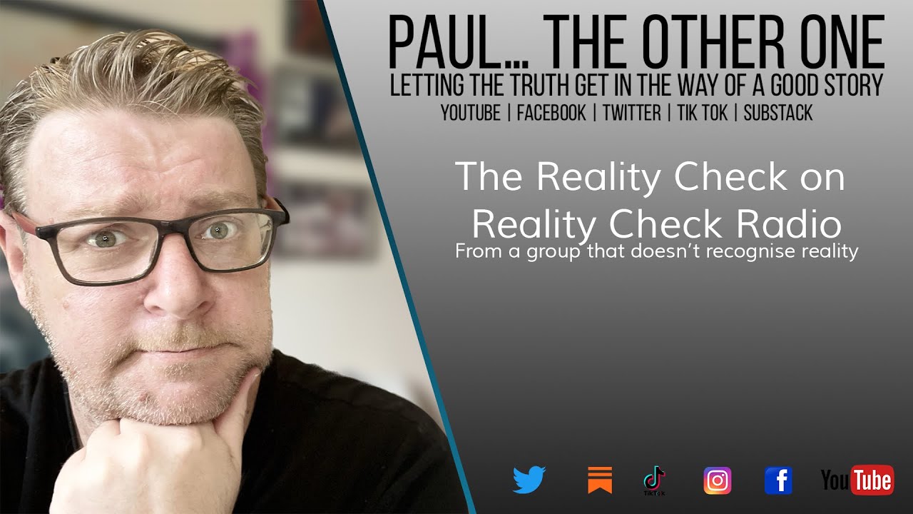 The realty check on Reality Check Radio - from a group that doesn’t ...