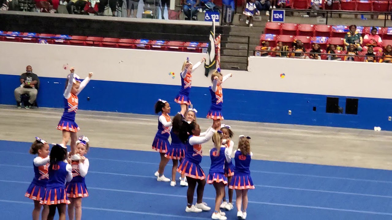 Kylee's cheer competition - Go T-Birds! - YouTube
