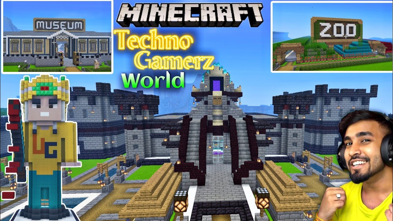Let's Visit The Beautiful World Of Techno Gamerz😱😱- Minecraft - YouTube
