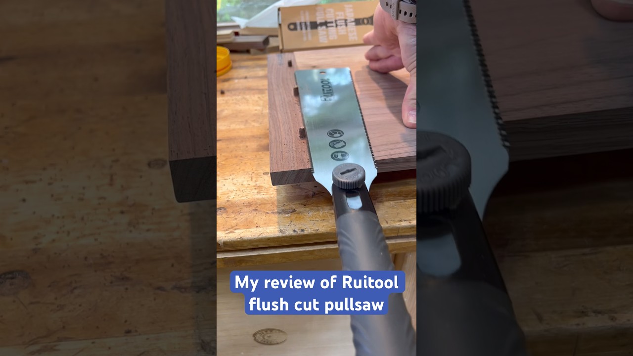 Ruitool flush cut pull saw review #woodworkingtool #handtools #diy ...
