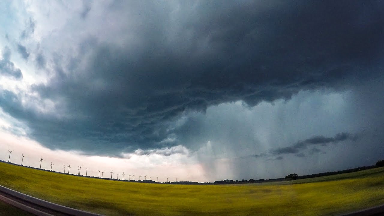 High based Supercell in Germany - YouTube