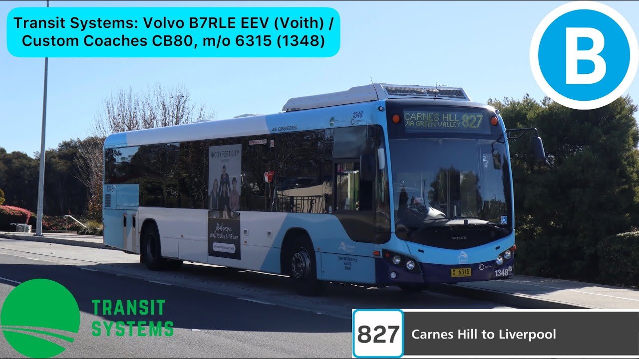 Transit Systems: Volvo B7RLE EEV (Voith) / Custom Coaches CB80, m/o ...