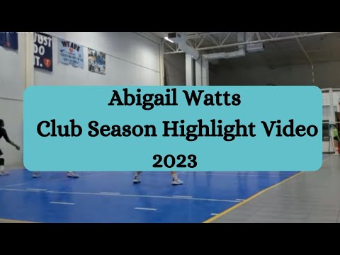 Abigail Watts Highlight Video Club Season 2023 - YouTube