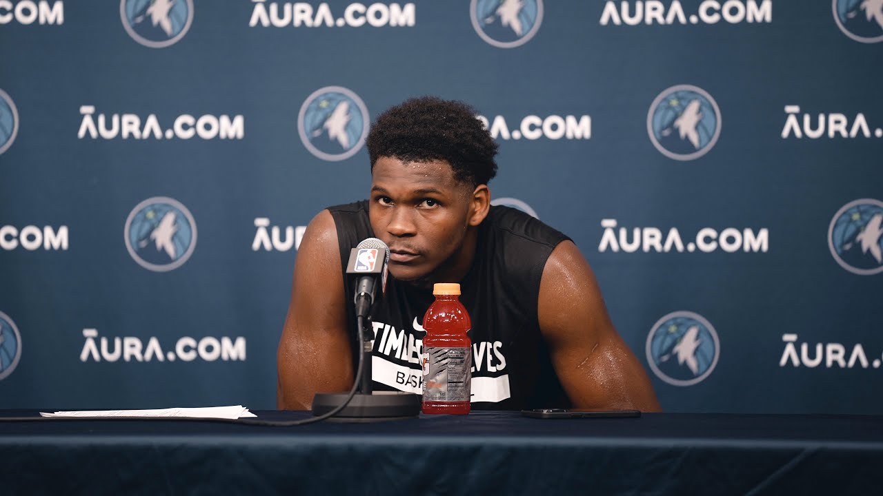 Anthony Edwards Post Game Interview | November 21, 2022 - YouTube